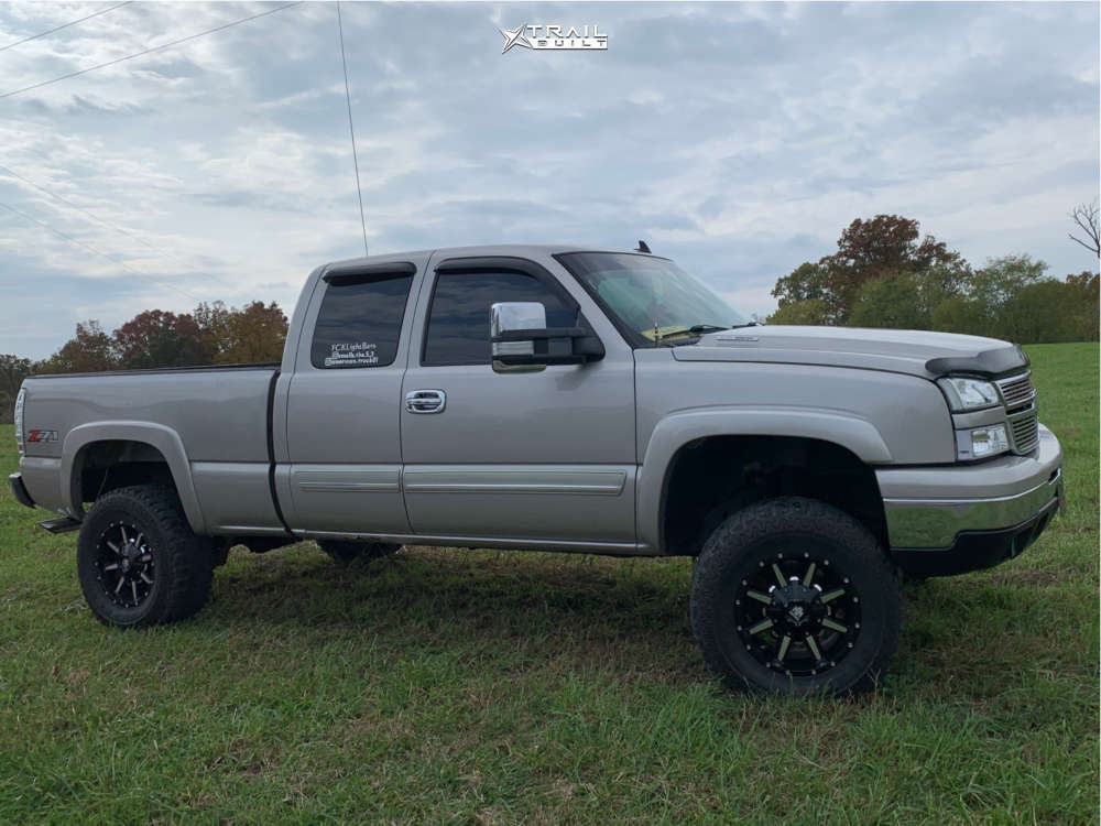 2006 Chevrolet Silverado 1500 Wheel Offset Aggressive > 1" Outside ...