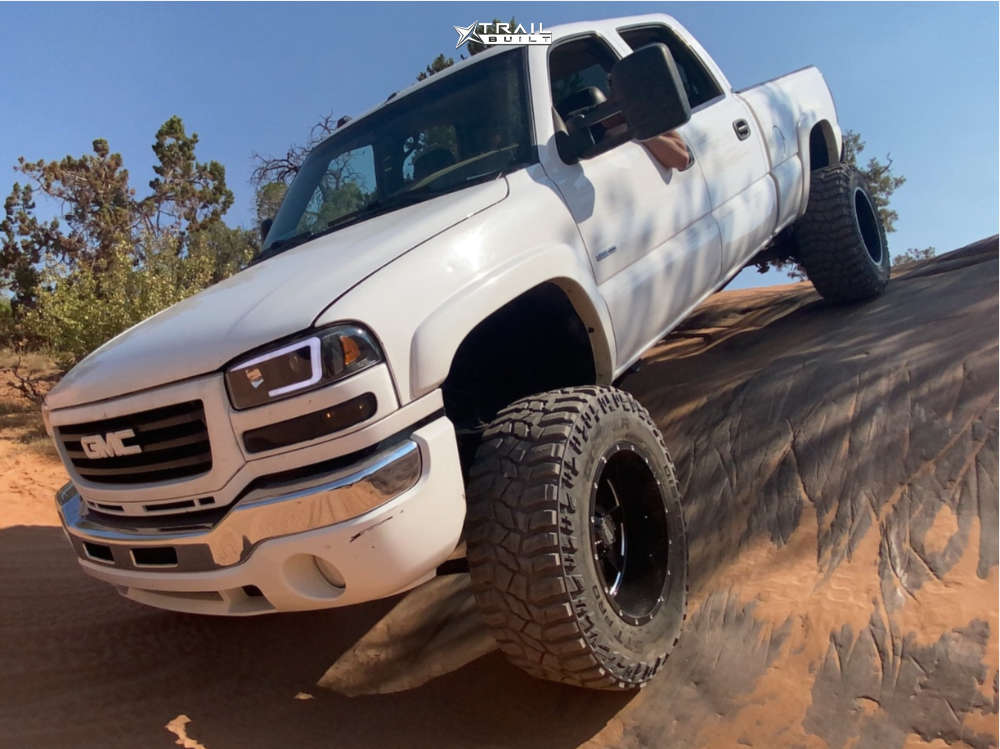 2005 GMC Sierra 2500 HD Wheel Offset Super Aggressive 3"-5" Suspension ...