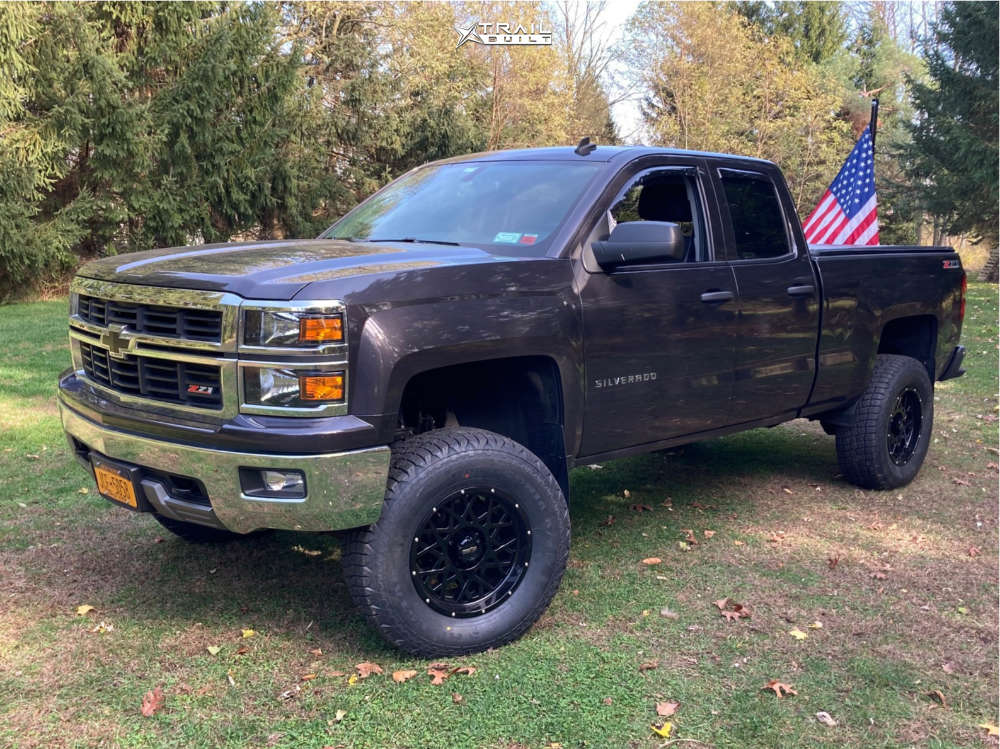 2014 Chevrolet Silverado 1500 Wheel Offset Aggressive > 1" Outside ...