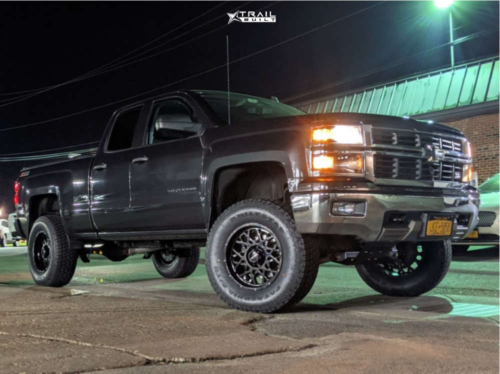 2014 Chevrolet Silverado 1500 Wheel Offset Aggressive > 1" Outside ...