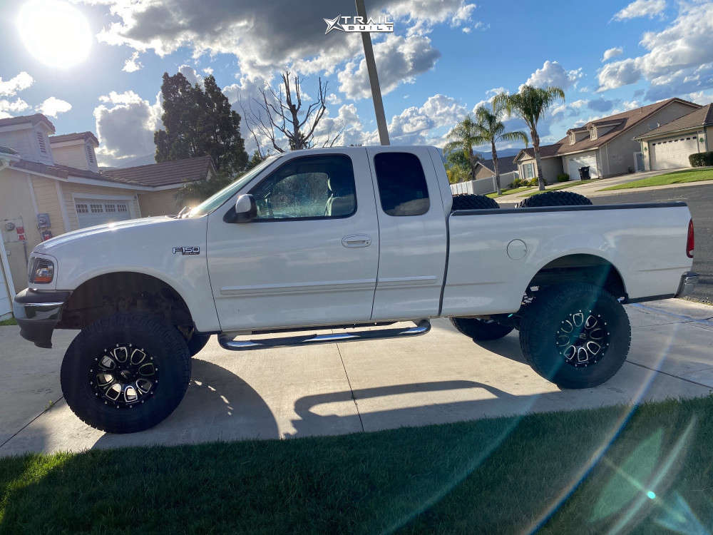 2002 Ford F-150 Wheel Offset Super Aggressive 3"-5" Suspension Lift 7.5 ...