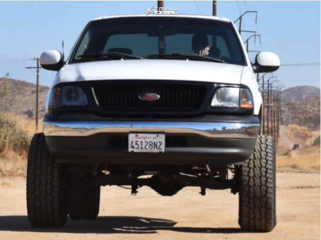 2002 Ford F-150 Wheel Offset Super Aggressive 3"-5" Suspension Lift 7.5 ...
