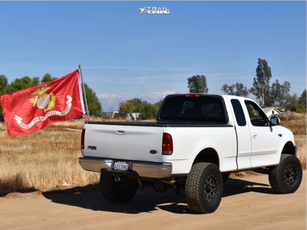 2002 Ford F-150 Wheel Offset Super Aggressive 3"-5" Suspension Lift 7.5 ...