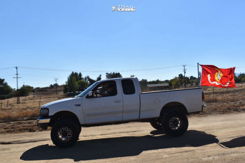 2002 Ford F-150 Wheel Offset Super Aggressive 3"-5" Suspension Lift 7.5 ...
