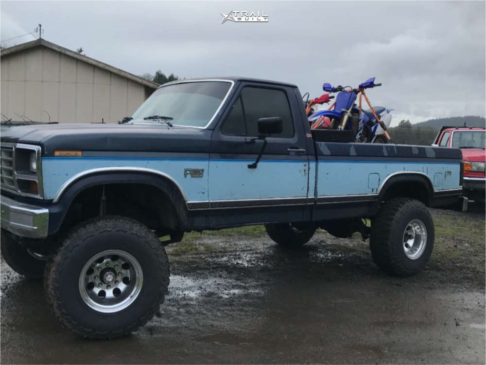 1985 Ford F-250 Wheel Offset Super Aggressive 3"-5" Suspension Lift 4 ...