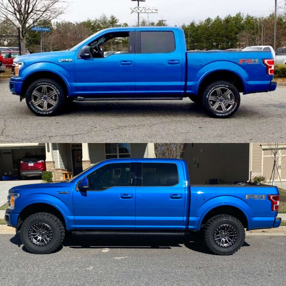 2020 Ford F-150 Wheel Offset Aggressive > 1" Outside Fender Suspension ...