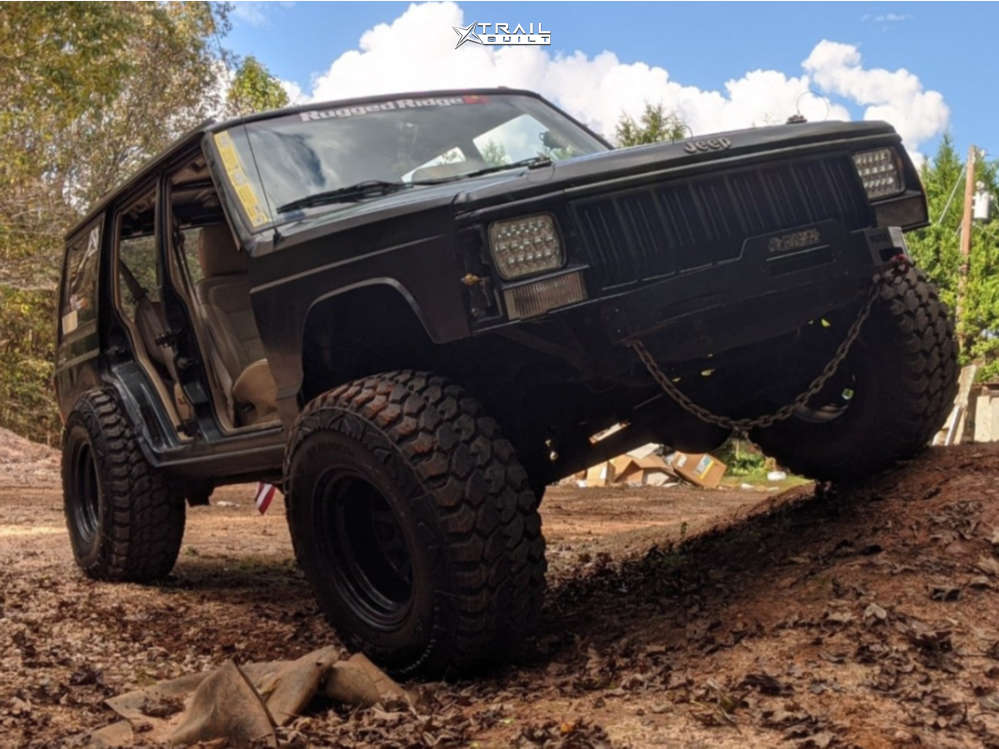 1996 Jeep Cherokee Wheel Offset Hella Stance 5 Suspension Lift 45 2343