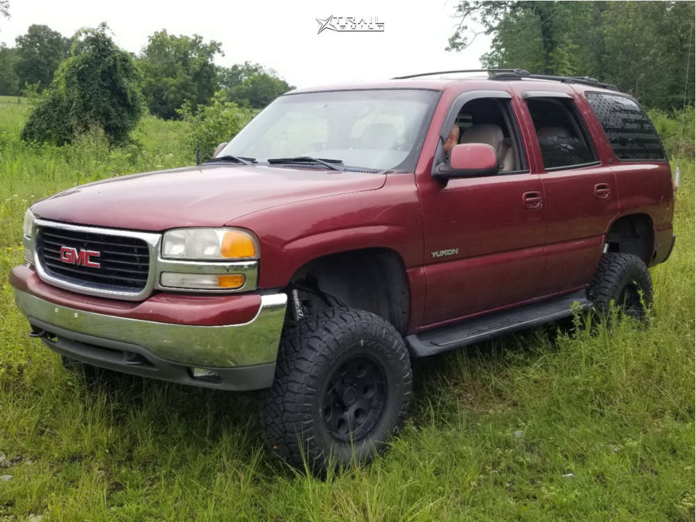 2001 GMC Yukon Wheel Offset Slightly Aggressive Suspension Lift 6.5 ...