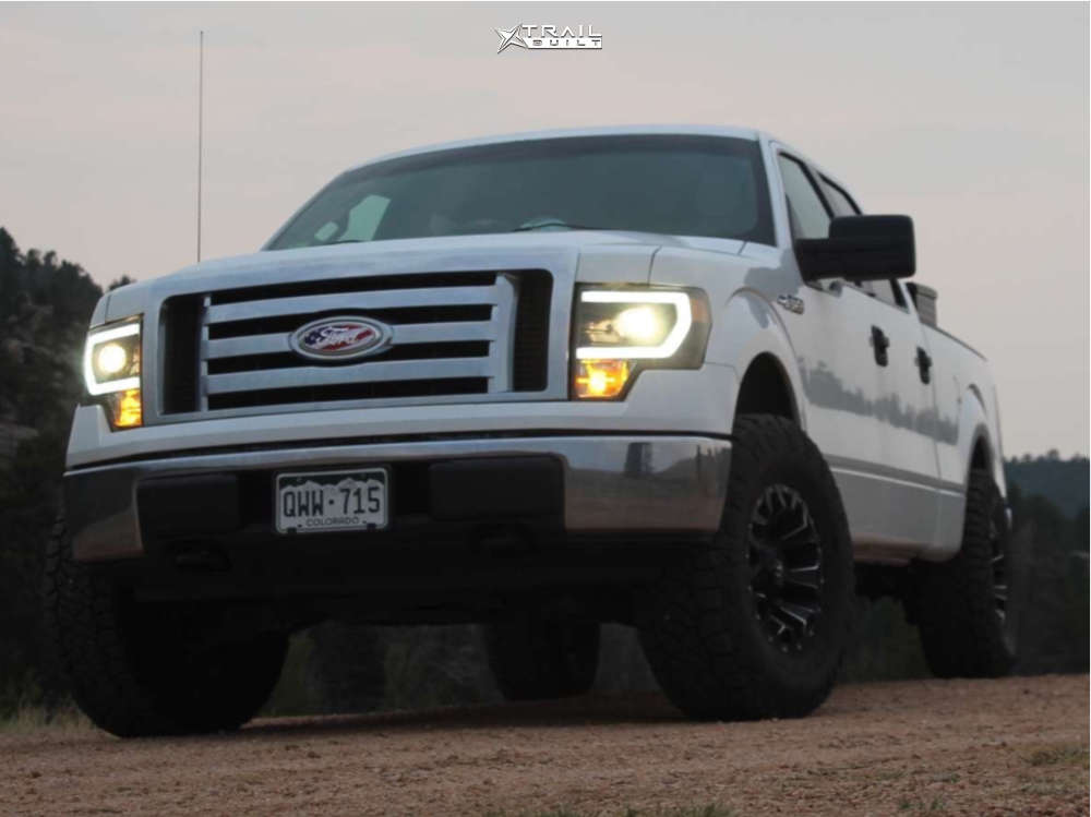 2009 Ford F-150 Wheel Offset Aggressive > 1" Outside Fender Leveling ...