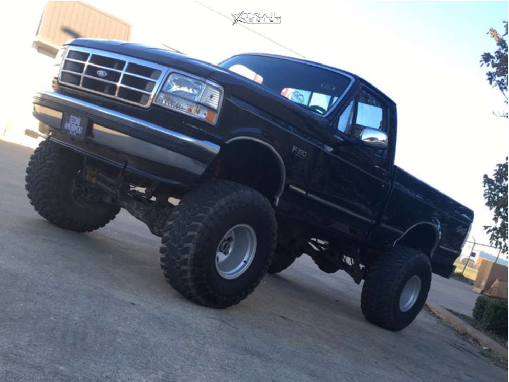 1993 Ford F-150 Wheel Offset Super Aggressive 3"-5" Suspension Lift 7.5 ...