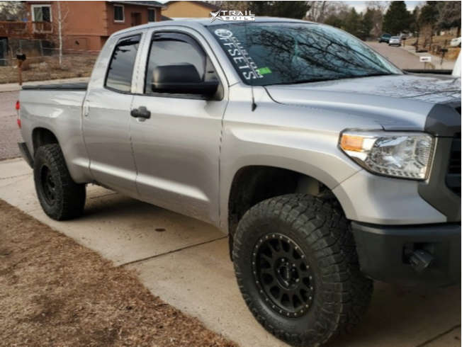 2015 Toyota Tundra Wheel Offset Aggressive > 1" Outside Fender Leveling ...