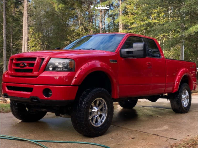 2007 Ford F-150 Wheel Offset Aggressive > 1" Outside Fender Suspension ...