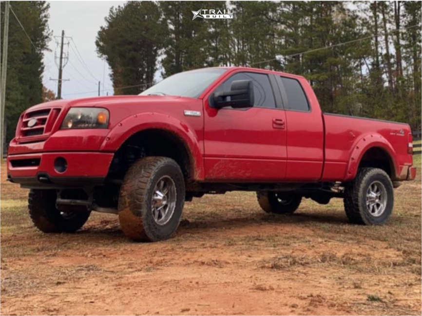 2007 Ford F-150 Wheel Offset Aggressive > 1" Outside Fender Suspension ...