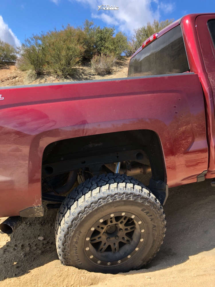 2017 Chevrolet Silverado 1500 Wheel Offset Slightly Aggressive Leveling ...