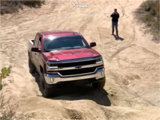 2017 Chevrolet Silverado 1500 Wheel Offset Slightly Aggressive Leveling ...