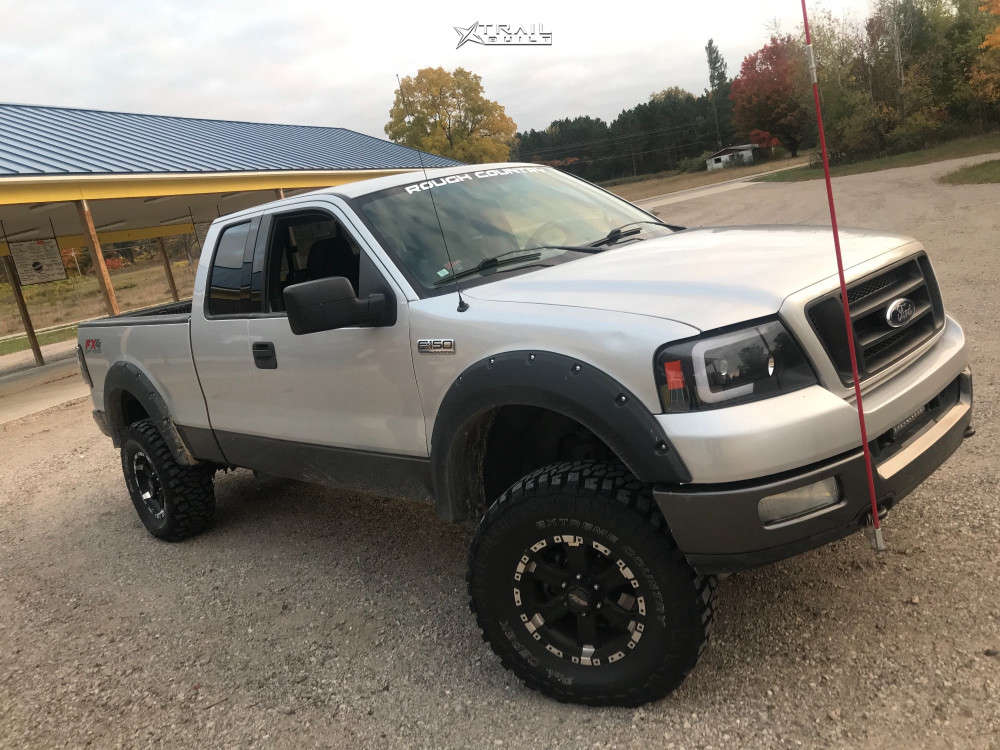 2004 Ford F-150 Wheel Offset Aggressive > 1" Outside Fender Suspension ...