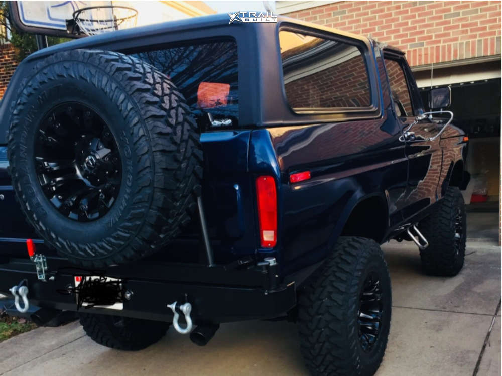 1979 Ford Bronco Wheel Offset Aggressive > 1" Outside Fender Suspension ...