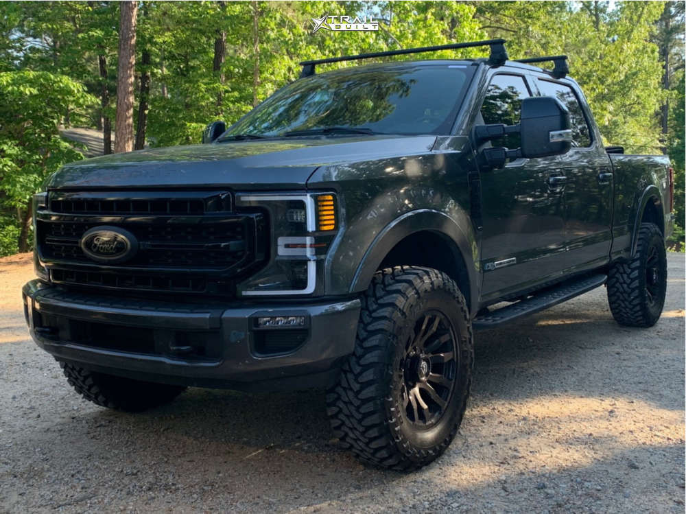 2020 Ford F-350 Super Duty Wheel Offset Aggressive > 1" Outside Fender ...