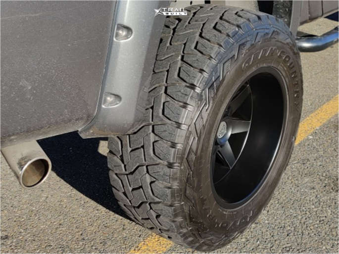 2015 Nissan Titan Wheel Offset Super Aggressive 3"-5" Suspension Lift 6 ...