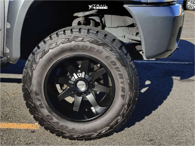 2015 Nissan Titan Wheel Offset Super Aggressive 3"-5" Suspension Lift 6 ...