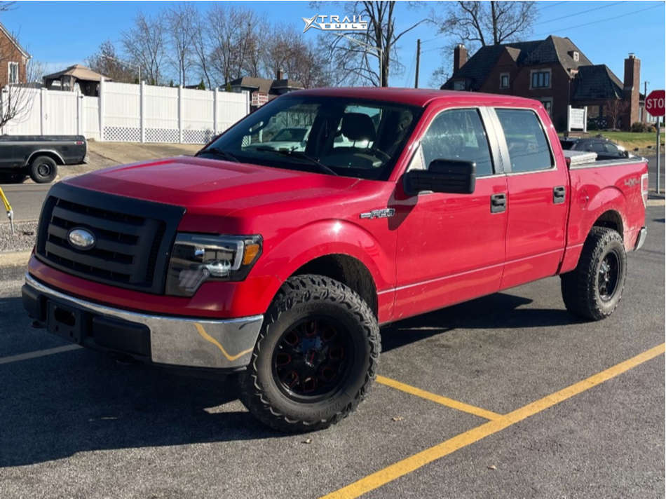 2009 Ford F-150 Wheel Offset Super Aggressive 3"-5" Leveling Kit ...