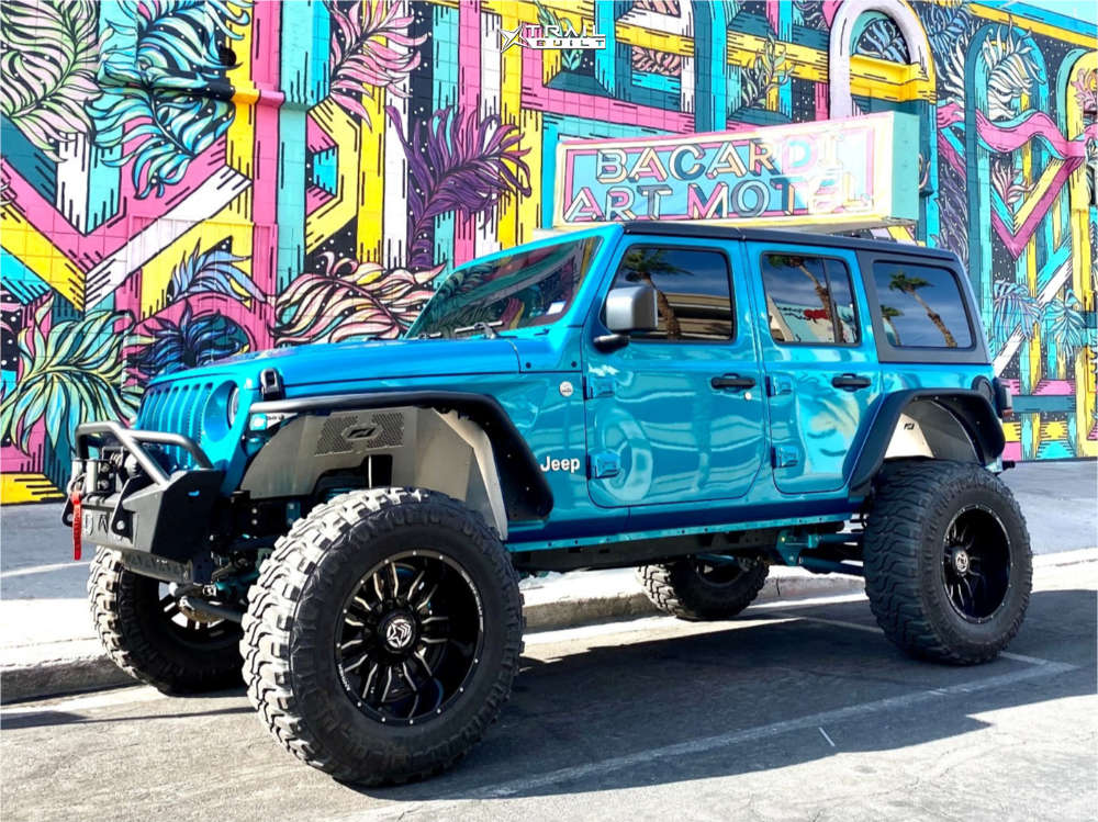 2020 Jeep Wrangler Wheel Offset Hella Stance >5" Suspension Lift 6 ...
