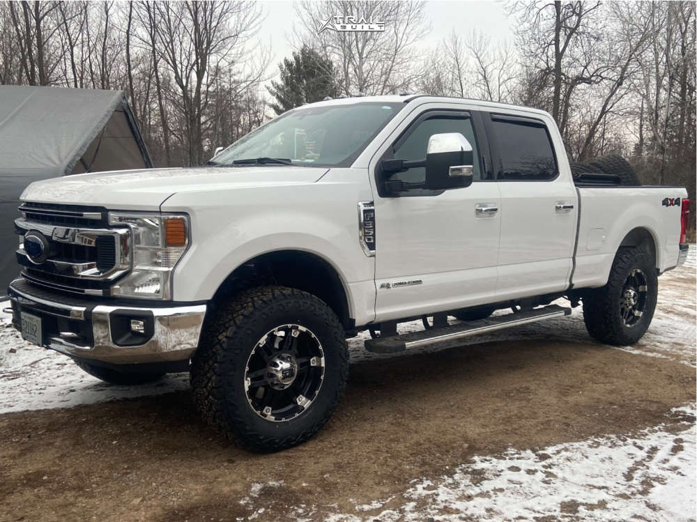 2020 Ford F-350 Super Duty Wheel Offset Aggressive > 1" Outside Fender ...