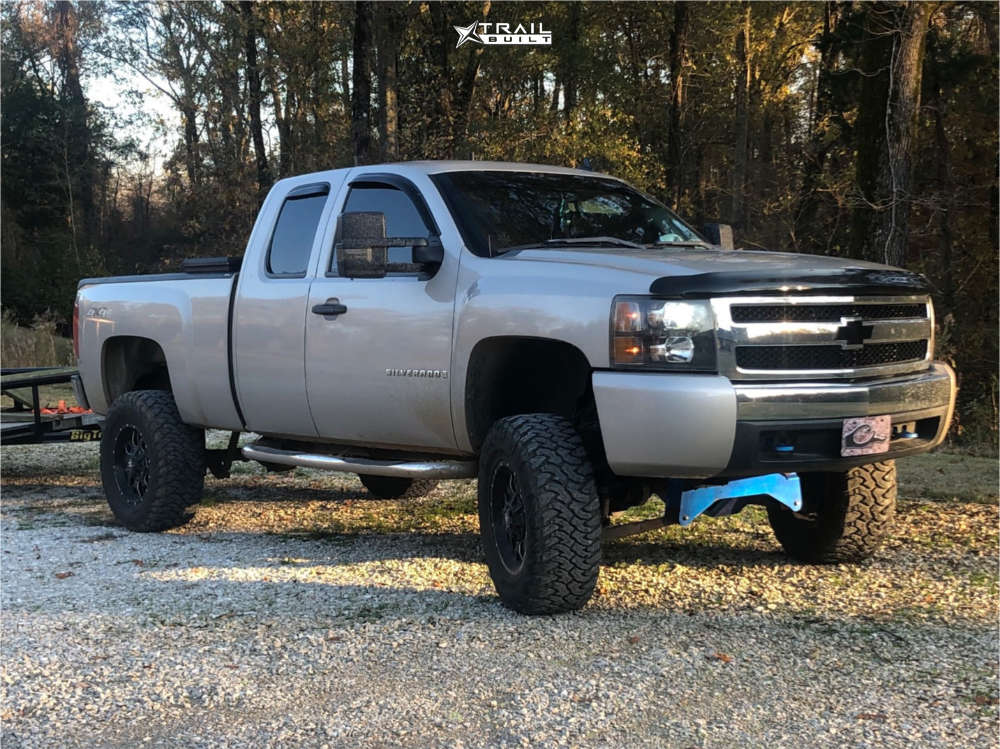 2008 Chevrolet Silverado 1500 Wheel Offset Aggressive > 1" Outside ...