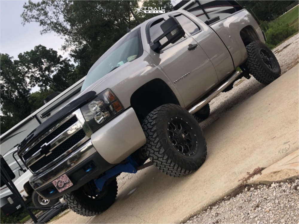 2008 Chevrolet Silverado 1500 Wheel Offset Aggressive > 1" Outside ...