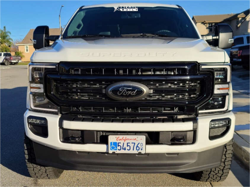 2020 Ford F-350 Super Duty Wheel Offset Slightly Aggressive Leveling ...