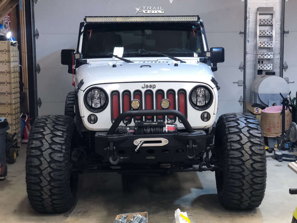 2015 Jeep Wrangler JK Wheel Offset Hella Stance >5" Suspension Lift 2.5 ...