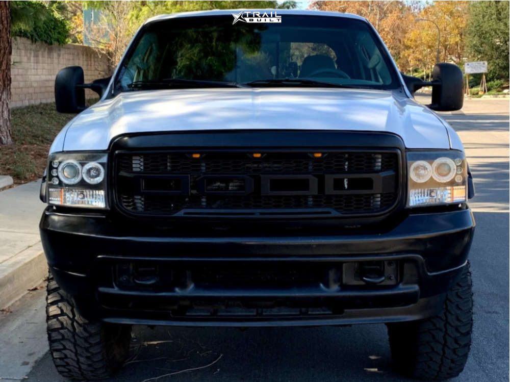 2004 Ford F-250 Super Duty Wheel Offset Slightly Aggressive Leveling ...