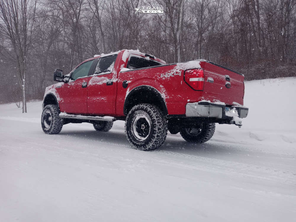 2009 Ford F-150 Wheel Offset Aggressive > 1" Outside Fender Suspension ...