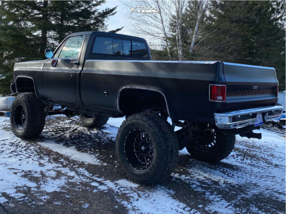 1977 Chevrolet K10 Wheel Offset HellaFlush Suspension Lift 9" | 1438366 ...