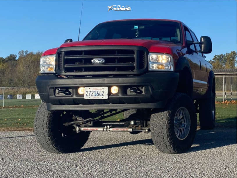 2001 Ford F-250 Super Duty Wheel Offset Aggressive > 1" Outside Fender ...