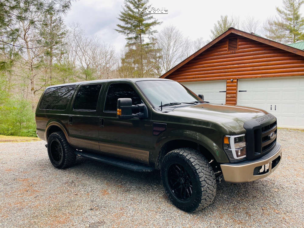 2000 Ford Excursion Wheel Offset Aggressive > 1" Outside Fender ...