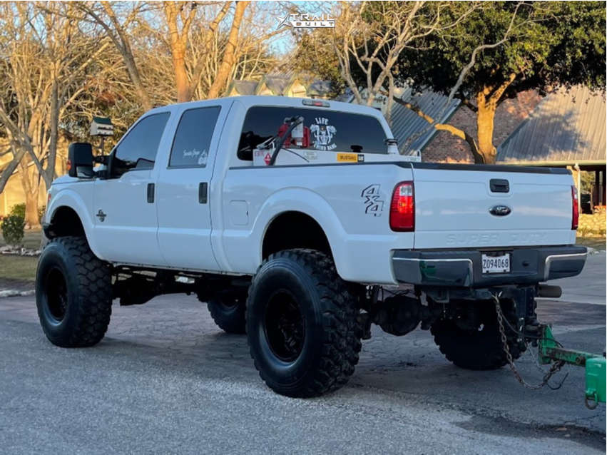 2015 Ford F-250 Super Duty Wheel Offset Aggressive > 1" Outside Fender ...