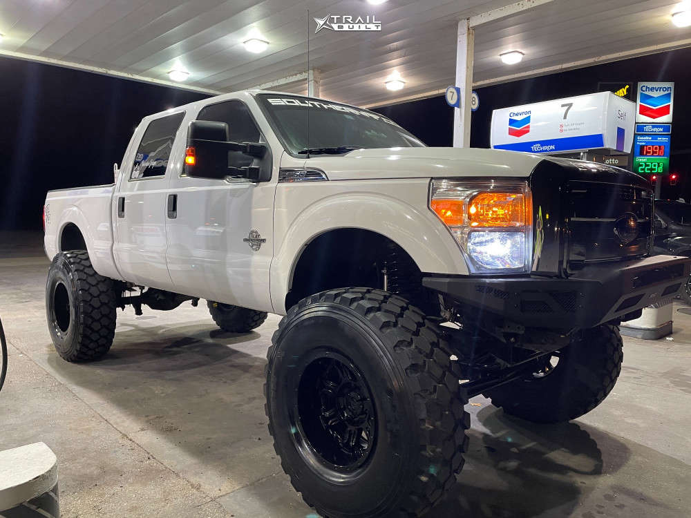 2015 Ford F-250 Super Duty Wheel Offset Aggressive > 1" Outside Fender ...