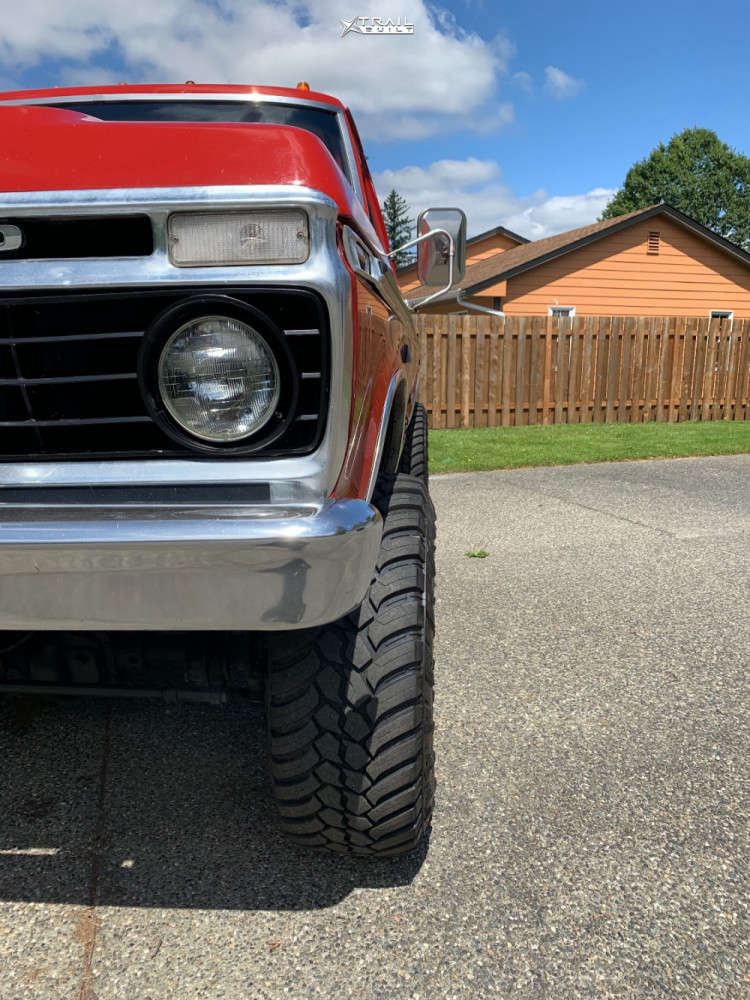 1974 Ford F-250 Wheel Offset Aggressive > 1" Outside Fender Suspension ...