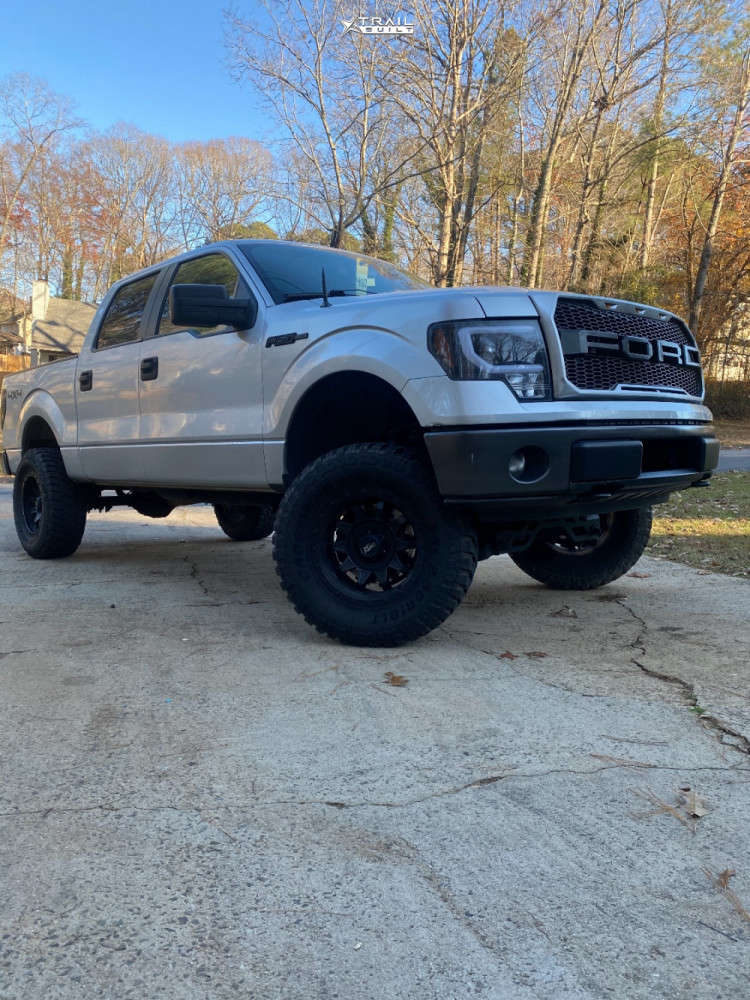 2012 Ford F-150 Wheel Offset Aggressive > 1" Outside Fender Suspension ...