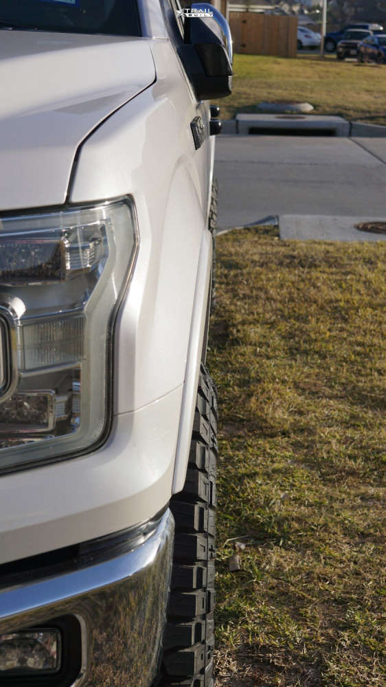 2017 Ford F-150 Wheel Offset Slightly Aggressive Leveling Kit | 1458231 ...