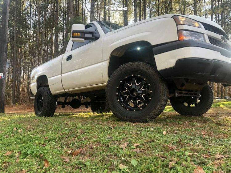 2004 Chevrolet Silverado 1500 Wheel Offset Aggressive > 1" Outside ...
