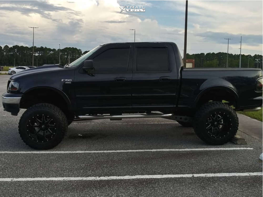 2001 Ford F-150 Wheel Offset Aggressive > 1" Outside Fender Suspension ...