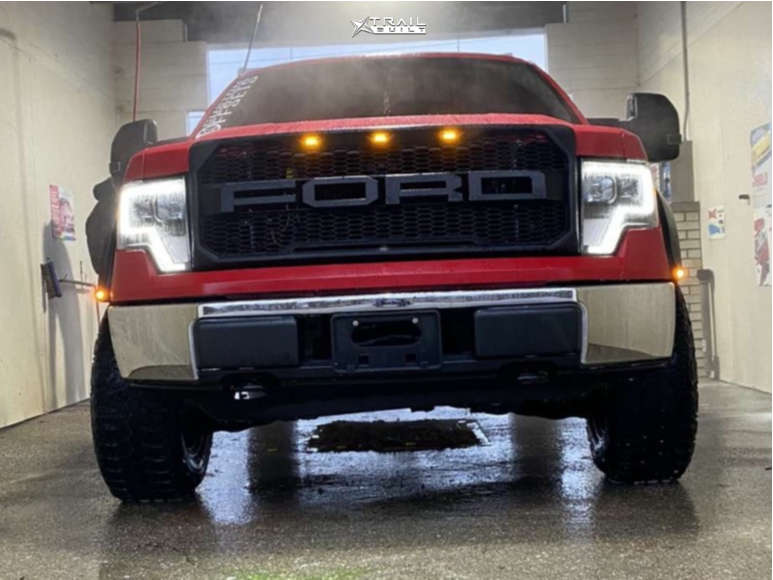 2009 Ford F-150 Wheel Offset Aggressive > 1" Outside Fender Leveling ...