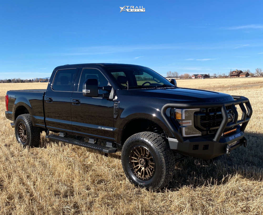 2020 Ford F-250 Super Duty Wheel Offset Slightly Aggressive Leveling ...