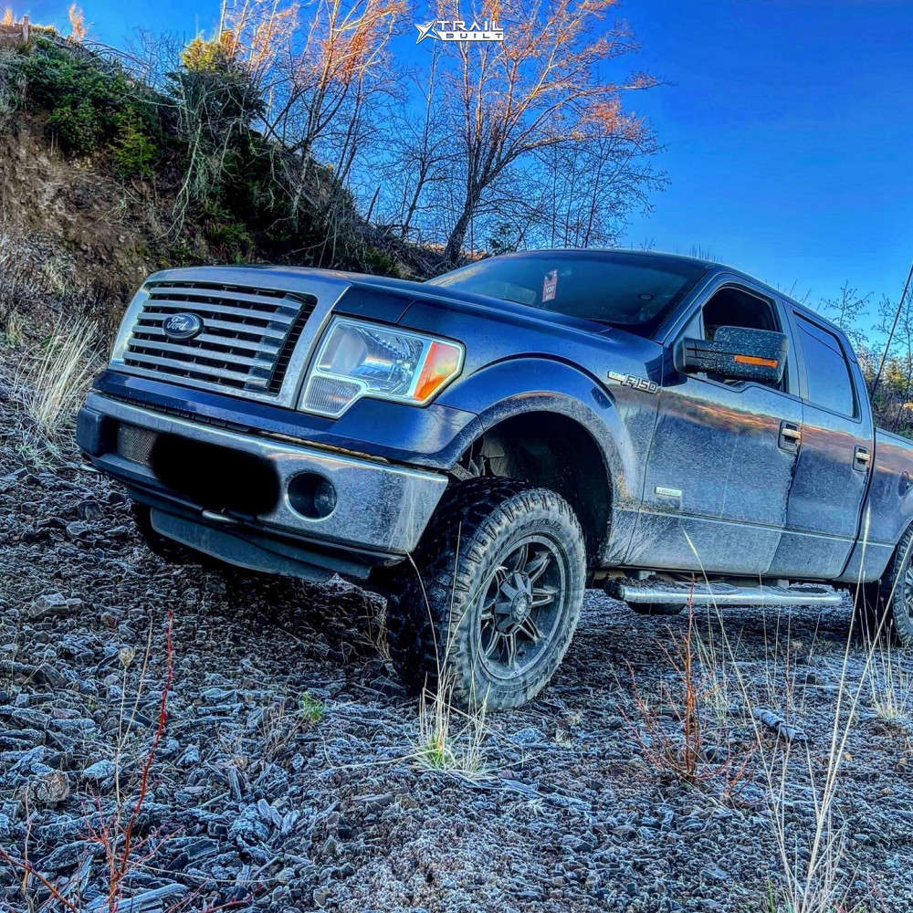 2012 Ford F-150 Wheel Offset Aggressive > 1" Outside Fender Suspension ...