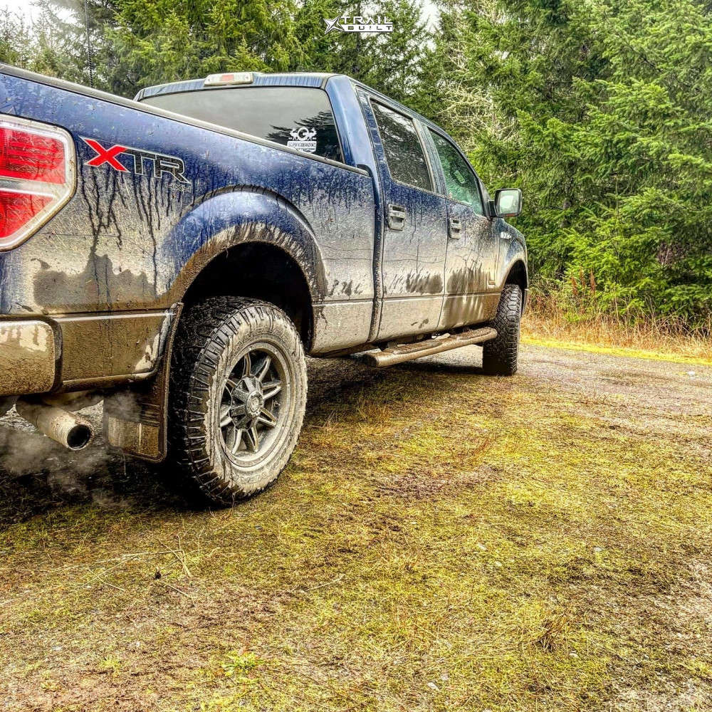 2012 Ford F-150 Wheel Offset Aggressive > 1" Outside Fender Suspension ...