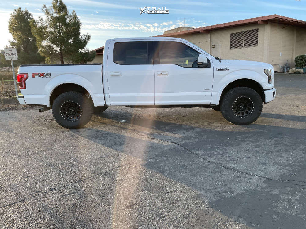 2016 Ford F-150 Wheel Offset Aggressive > 1" Outside Fender Leveling ...