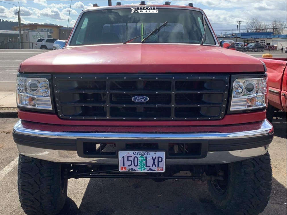1995 Ford F-150 Wheel Offset Aggressive > 1" Outside Fender Suspension ...