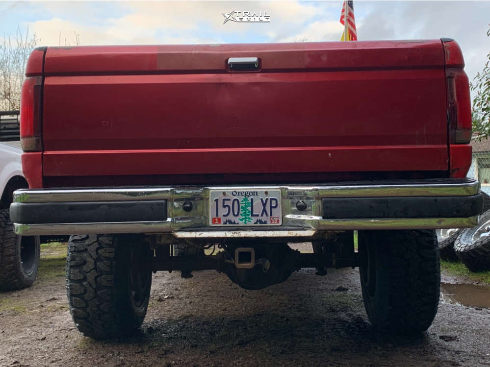 1995 Ford F-150 Wheel Offset Aggressive > 1" Outside Fender Suspension ...